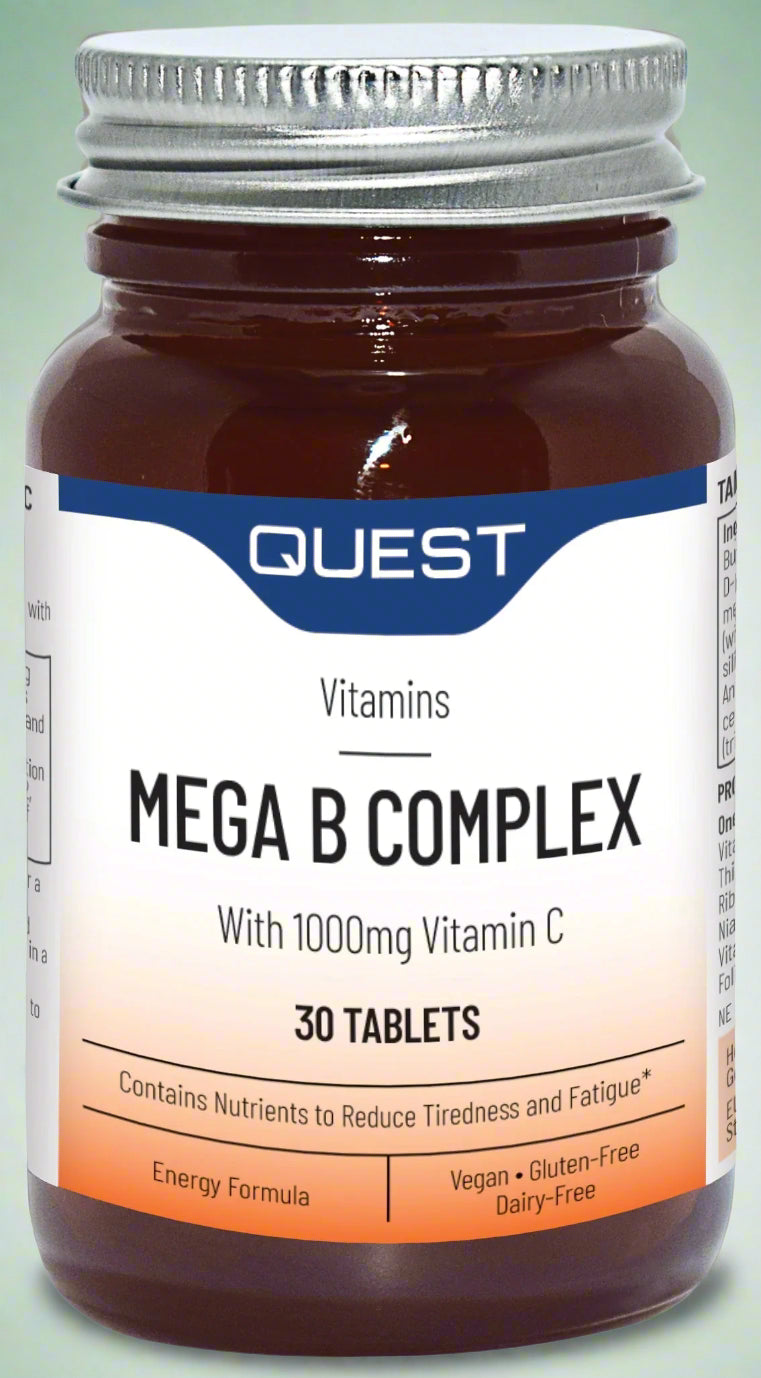 Quest Mega B Complex – 30 Tablets – Irish Health Store